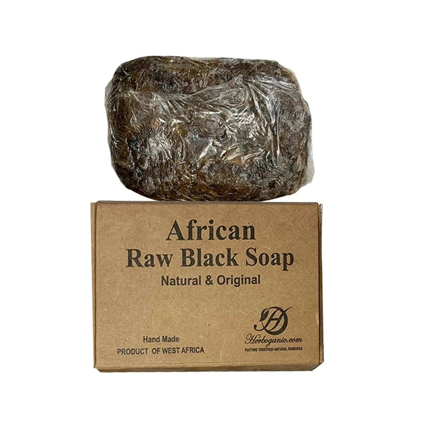 African Black Soap Raw Cake – Herboganic