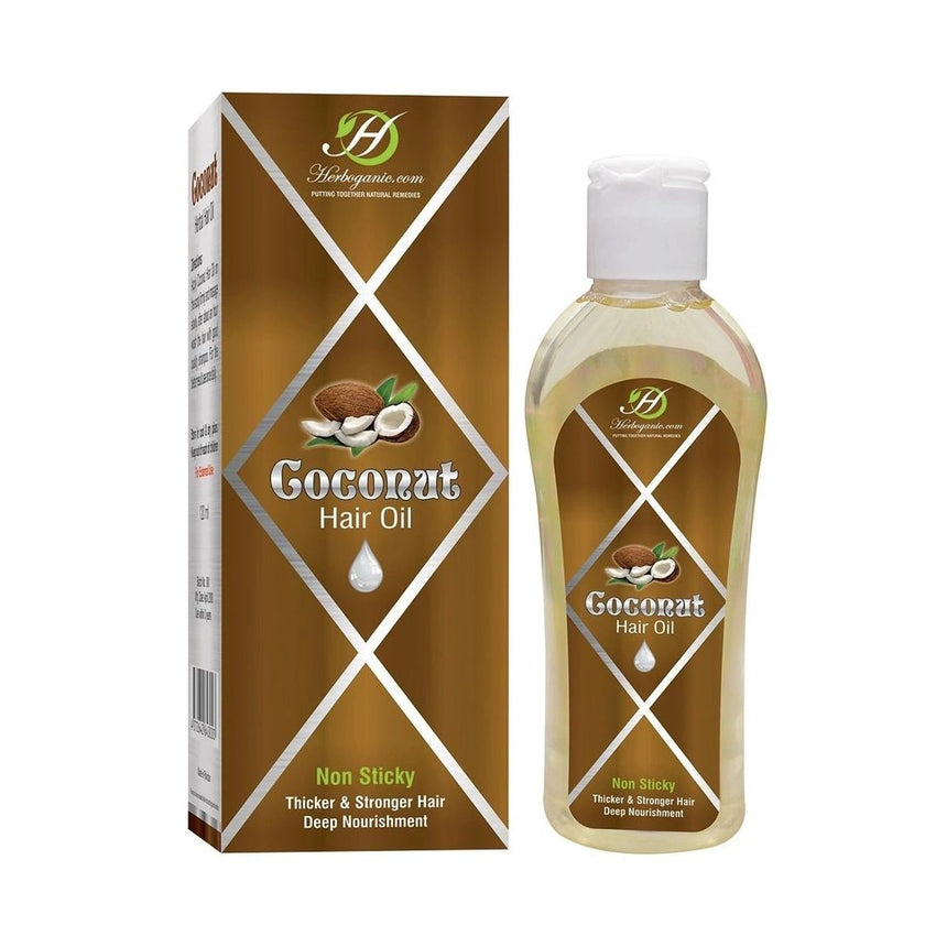 Coconut Herbal Hair Oil – Herboganic