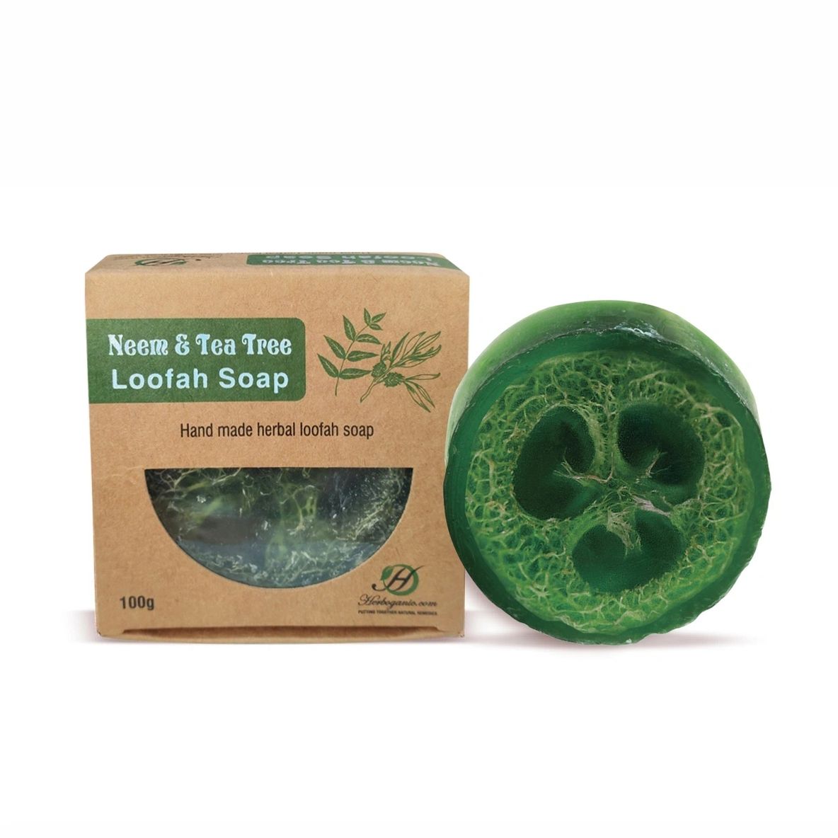 Neem & Tea Tree Loofah Soap – Herboganic