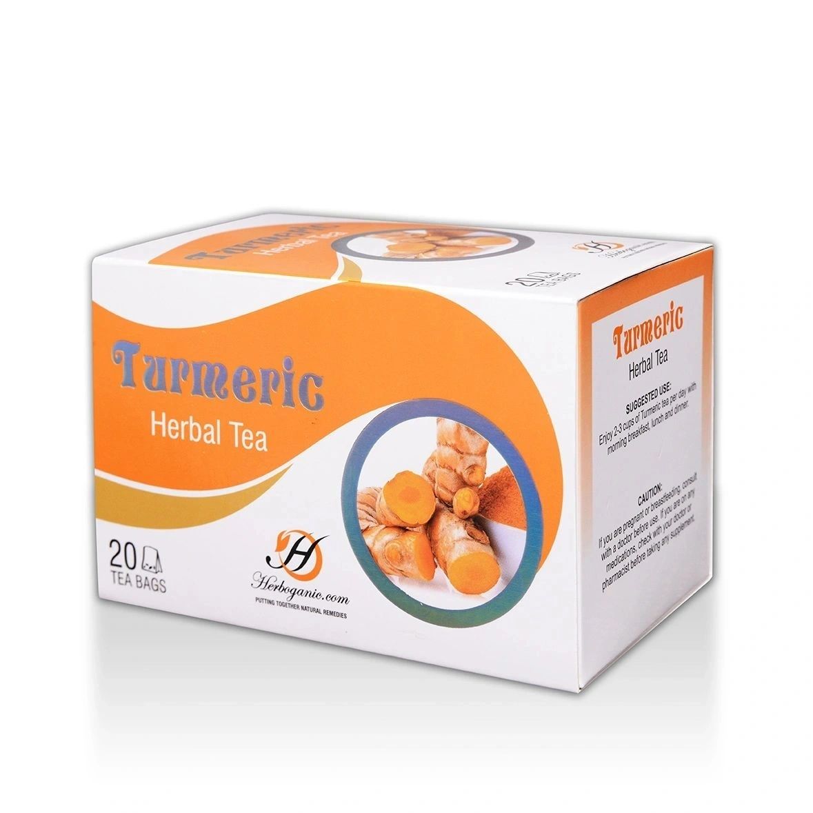 Turmeric Herbal Tea Box – Herboganic