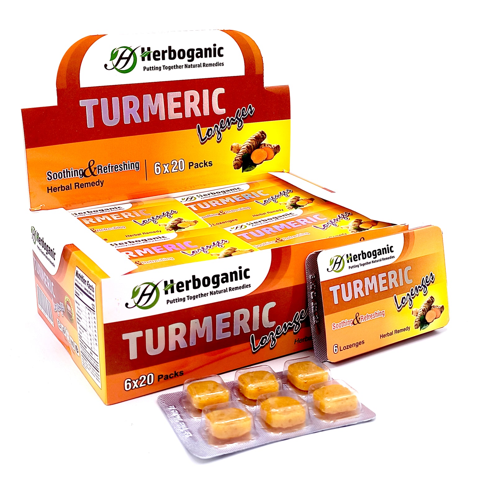 Turmeric Lozenges Box – Herboganic